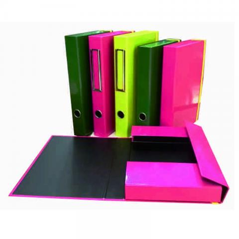Archival Document Box File | Metal Label Holder | SHOWCHEER®