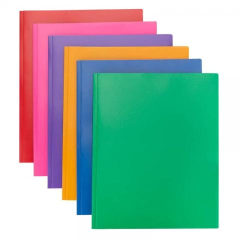 Frosted Poly Portfolio with Prongs | 2-Pocket Design | SHOWCHEER®