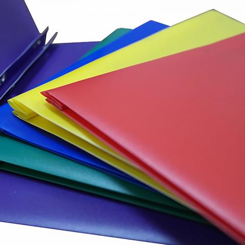 Frosted Poly Portfolio with Prongs | 2-Pocket Design | SHOWCHEER®